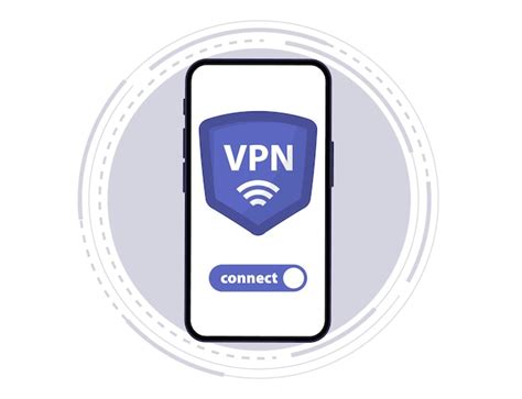 Premium Vector Mobile Vpn Service Concept Phone With Secure Vpn