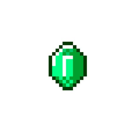 Pixilart Minecraft Emerald By Upchucgamez