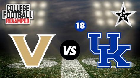 Ncaa Football 14 Cfb Revamped Dynasty Mode Vanderbilt Vs Kentucky