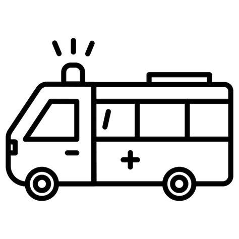 Premium Vector Ambulance Vector Illustration