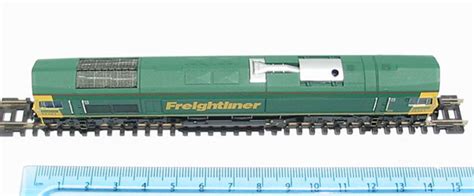 Dapol Nd054 Class 66 Diesel 66581 In Freightliner Livery Hattons