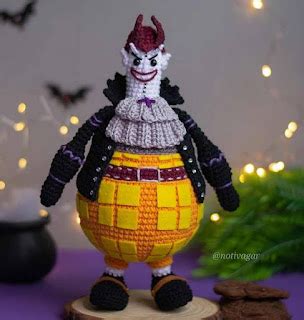 Patron Gratis Gecko Moria One Piece Amigurumi