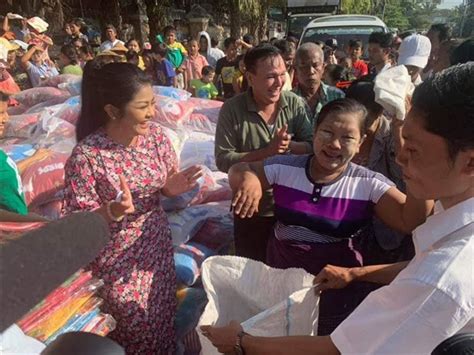 နှစ်သစ်ကူးမှာ အိမ်ခြေ ၃၀၀ လောက်ထိကို လှူဒါန်းမှုတွေ ပြုလုပ်ခဲ့တဲ့ ခိုင