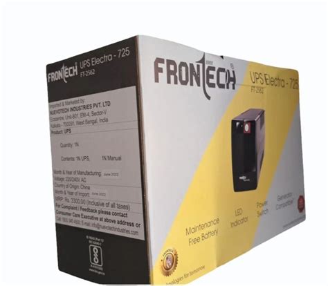 Frontech Electra 725 Ups At ₹ 2058piece Computer Ups In Puri Id