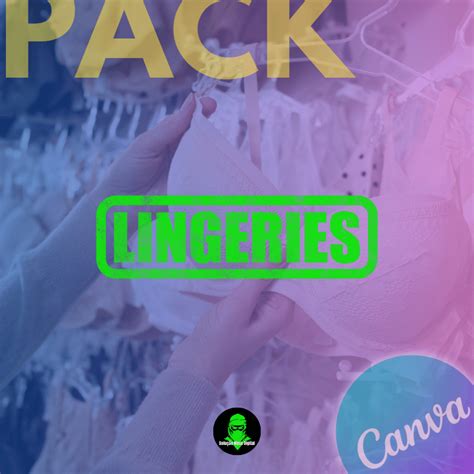Lingerie Pack Posts Editáveis no Canva Solução Ninja Digital