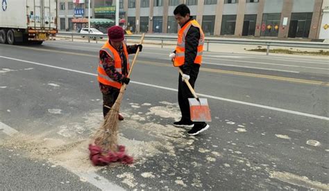 贾汪公路站及时清除国道路面“泥饼”保畅通澎湃号·政务澎湃新闻 The Paper
