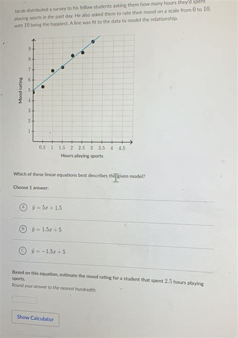 Jacob Distributed A Survey To His Fellow Students Asking Them How Many