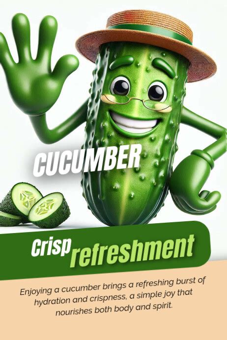 Cucumber Template Postermywall