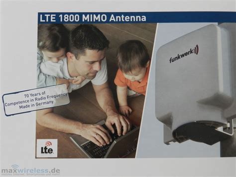 Test Funkwerk LTE 1800 MIMO Antenne | maxwireless.de