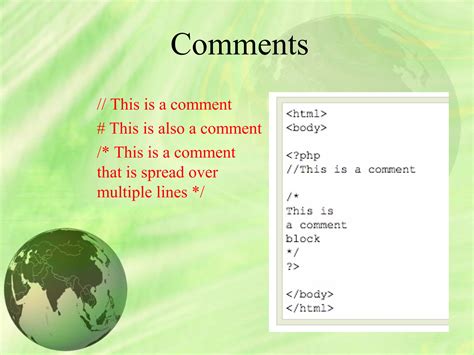 Php Lecture Notes Ppt Web Design And Html Internet