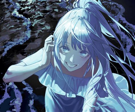 Blue Anime Girl Wallpapers 4k Hd Blue Anime Girl Backgrounds On