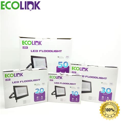 Jual Lampu Sorot Outdoor Led Flood Light Ecolink W W W W Shopee Indonesia