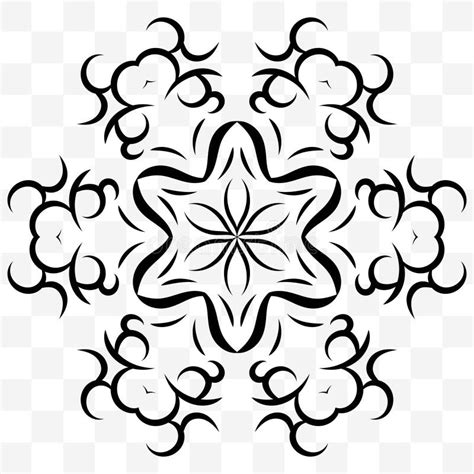 a universal symmetrical element for a pattern original ornament