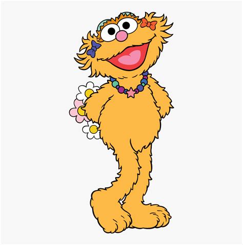 Zoe Sesame Street Characters Hd Png Download Kindpng