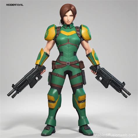 Stylized Resident Evil Boss Stable Diffusion Online