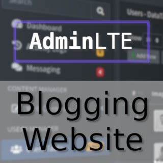 Jual Adminlte Web Blog Shopee Indonesia