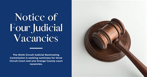 Call For Applications Ninth Judicial Circuit Court Of Florida