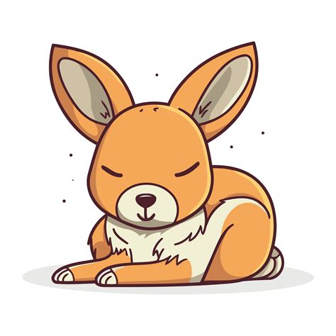 Cute Kangaroo Cartoon Vector Illustration In Cartoon Style 33321404