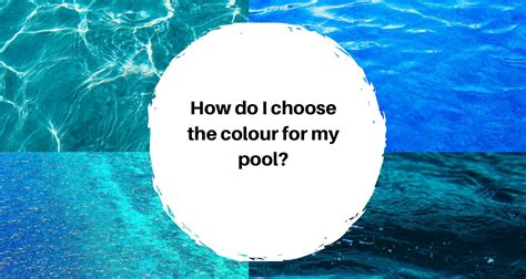Compass Pools Newcastle How To Choose Pool Colour Compass Pool Centre Newcastle