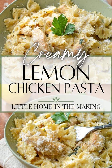 Creamy Lemon Chicken Pasta Artofit