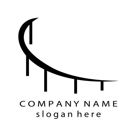 Bridge Construction Logo Stock Vector Masterbundles