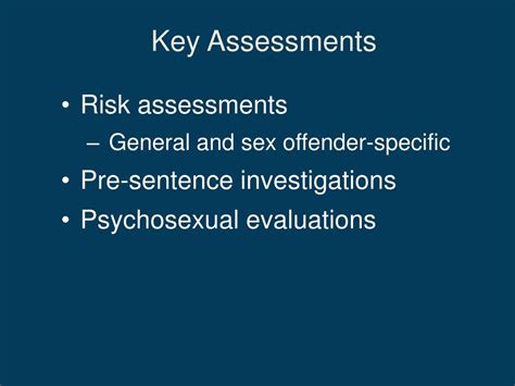 PPT Assessment Of Sex Offenders PowerPoint Presentation Free Download ID 993194