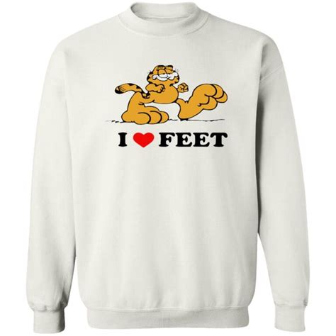 I Love Feet Garfield Shirt 2025