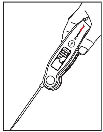 Thermopro Tp19 Waterproof Food Thermometer Instruction Manual