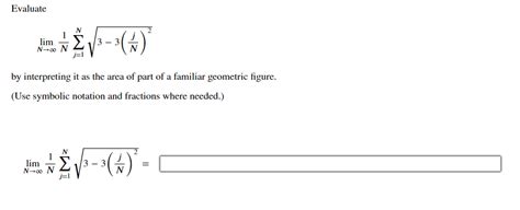 Solved Use Symbolic Notation And Fractions Where Chegg