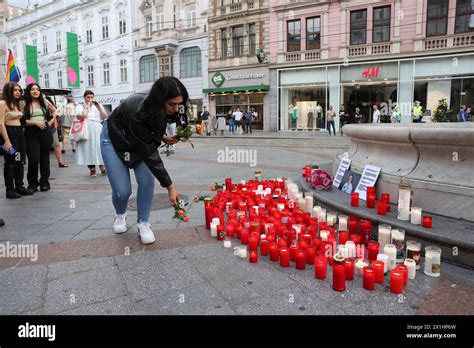 People Attend A Candle Light Memorial Organised By Initiative