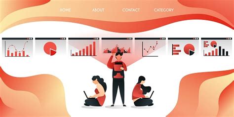 기술은 직원과 근로자가 보다 쉽고 효율적으로 작업 할 수 있도록 하며 벡터 일러스트 레이 션 개념은 프레젠테이션 웹 배너 Ui Ux 방문 페이지에 사용할 수 있습니다 방문