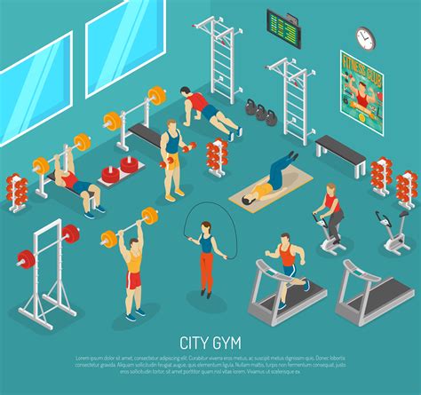 Cartoon Gym Background