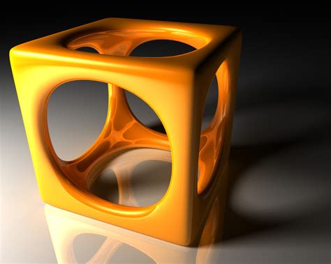 Simply Cg Abstract Hollow Cube