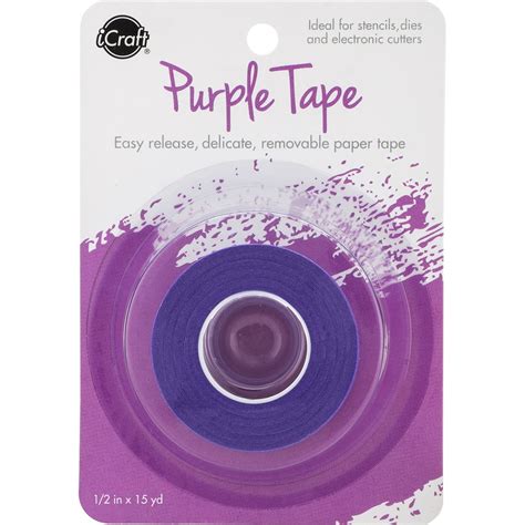 Icraft Removable Purple Tape 5x15yd Roll