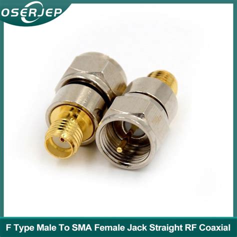 1 3pcs F Male To Sma Female Jack Adapter F Type Male Plug To Sma Female