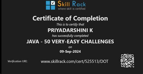 Priyadarshini K On Linkedin Thrilled To Share That Ive Completed