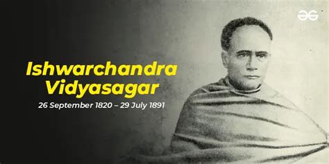Ishwar Chandra Vidyasagar Contribution As A Social Reformer GeeksforGeeks