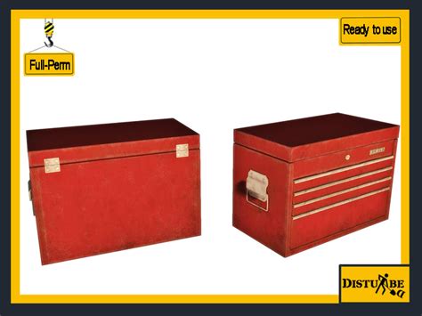 Second Life Marketplace Disturbed Garage Props Toolbox Full