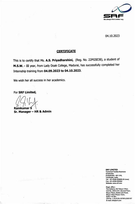 Priyadharshini A S On Linkedin I Am Happy To Share That I Have