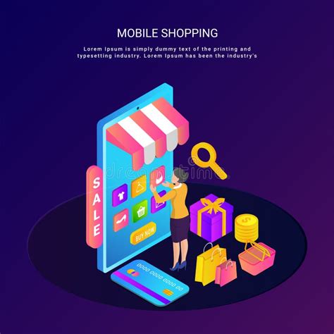 Mobile Uiux Concept Based Landing Page Set With Smartphone And