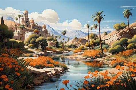 Conceito artístico de aquarela bela pintura de paisagem clima de
