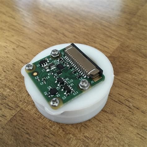 D Printed Raspberry Pi Camera Case With Cs C Mount Lens By Akira Kozakai Pinshape