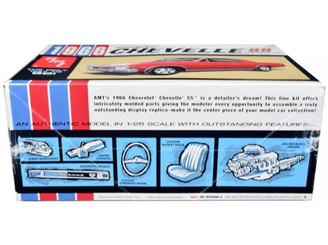 Skill 2 Model Kit 1966 Chevrolet Chevelle Ss Hardtop 1 25 Scale Model