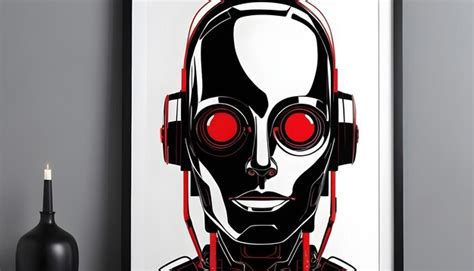 Premium Photo 3d Rendering Of An Android Robot Portrait