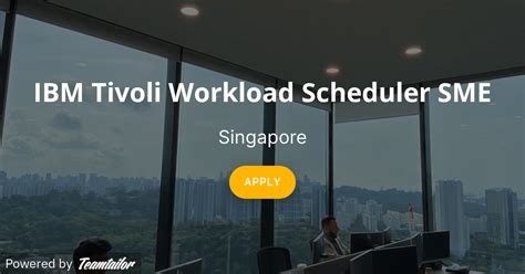 Ibm Tivoli Workload Scheduler Sme Azqore Sa