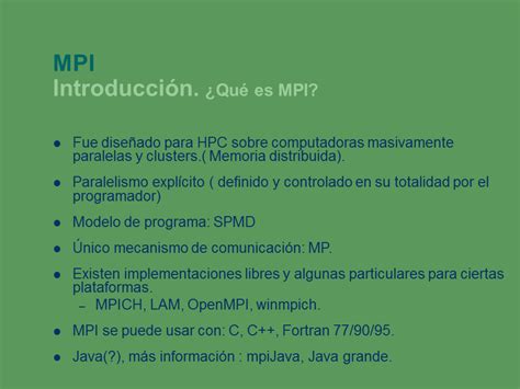 Programación Con Paso De Mensajes Mpi Página 2