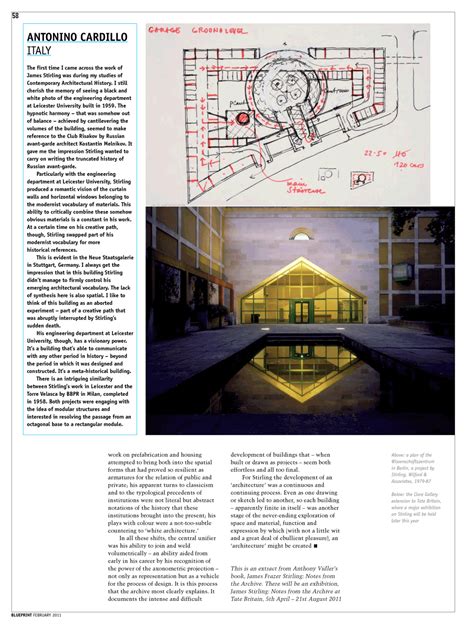 James Stirling Gian Luca Amadei Antonino Cardillo 2011