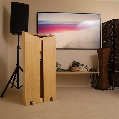 The Speaker Folding Portable Lectern Haworth Woodworking