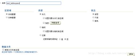 Oracle11gr2创建表空间database Control界面创建表空间 Csdn博客