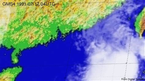 1991 Typhoon Amy 愛媚 Gms Images Youtube